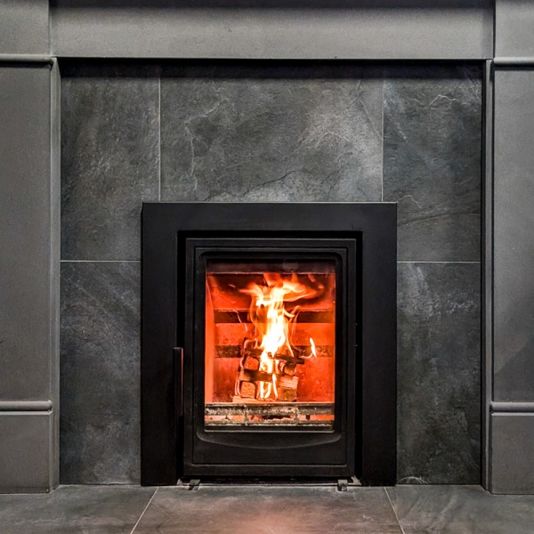 EcoFlame 4i Inset Stove with 3-sided Trim- 5kw, Multi fuel - NaturalHeating.co.uk