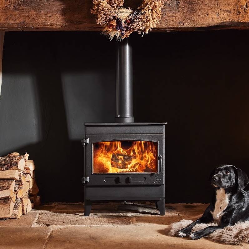 Dean Forge Croft Clearburn 8kw ECO - PROFILED TOP Wood Burning Stove ...
