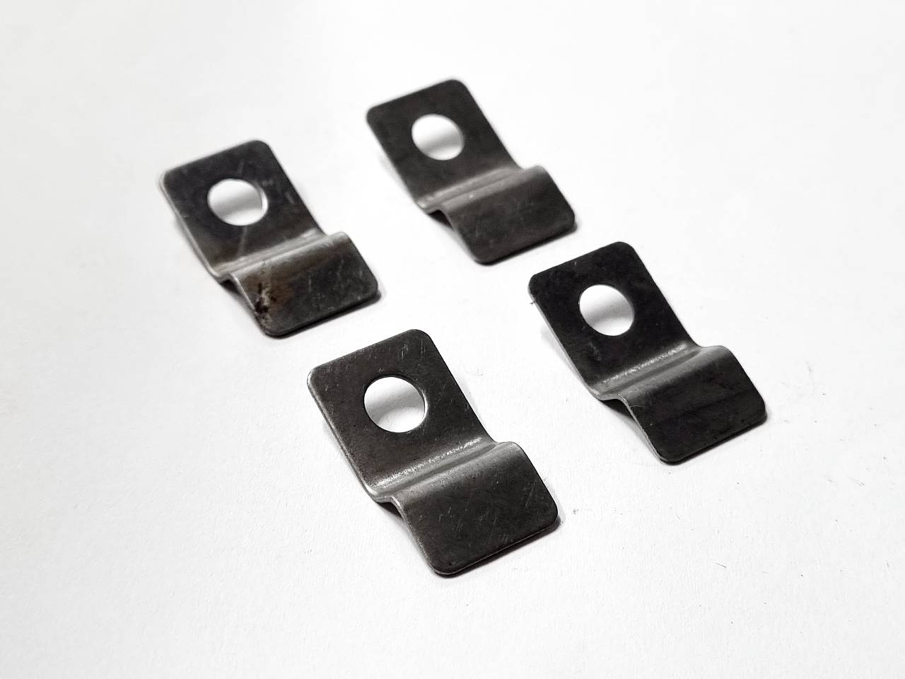 4 x Replacement RECTANGLUAR Stove Glass Clips Wood Burner Multi Fuel ...