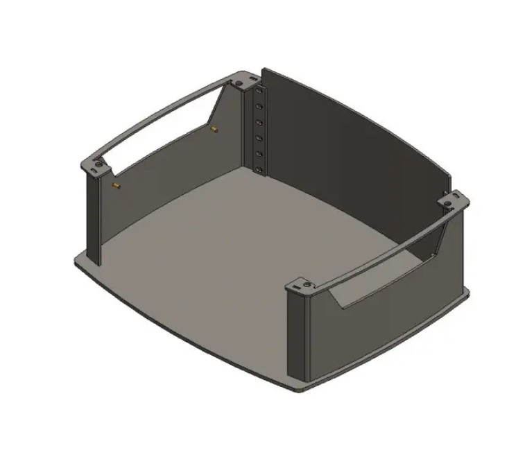 225mm high stand / log store for Parkray Aspect 14 Eco Wood Burning ...