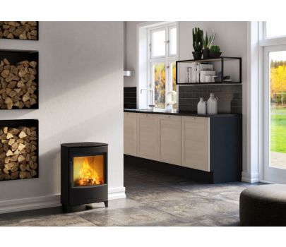 Wiking Mini 2 - 4.5kw Wood Burning Stove (LOW LEGS) - NaturalHeating.co.uk