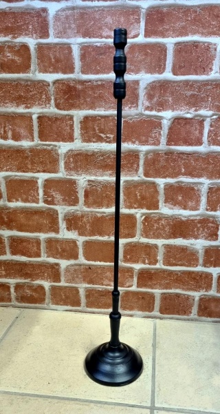 Traditonal 20" Poker with Stand - Matt Black Finish - NaturalHeating.co.uk